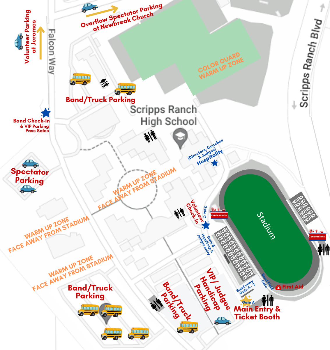 Campus Map – SRHS Music